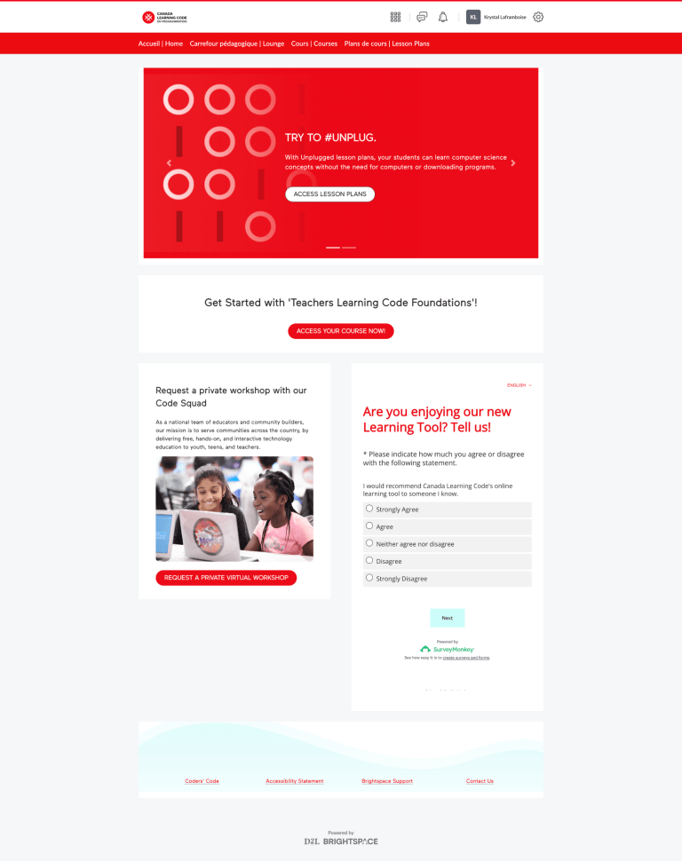 Designing Canada Learning Code’s First Learning Platform – Krystal ...